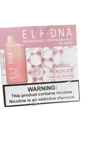 Mango Peach Ice – Disposable Pod ELF DNA – Juce Vape